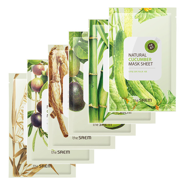 Листовая маска The Saem Natural Mask Sheet, цена. Купить The Saem ...