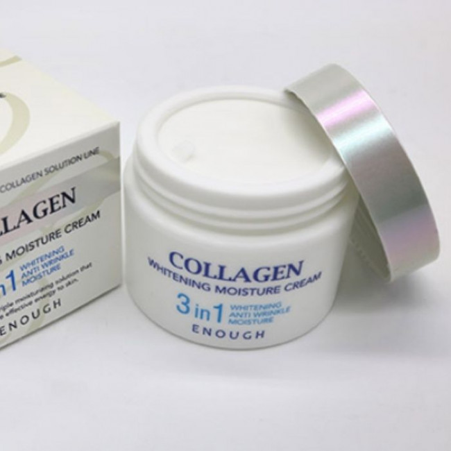 Крем для лица 3 в 1 Enough Collagen 3 in 1 Whitening Moisture Cream ...