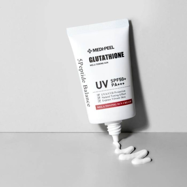 Солнцезащитный крем MEDI-PEEL Bio-Intense Glutathione Mela Toning Sun ...